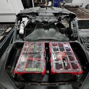 Can Am Maverick R Full Bed Packout Container Mount, Full Bed Storage ...