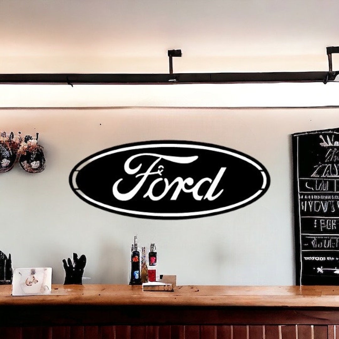 Ford Metal Sign, Car Metal Sign, Ford Decor, Truck Sign, Indoor Décor ...