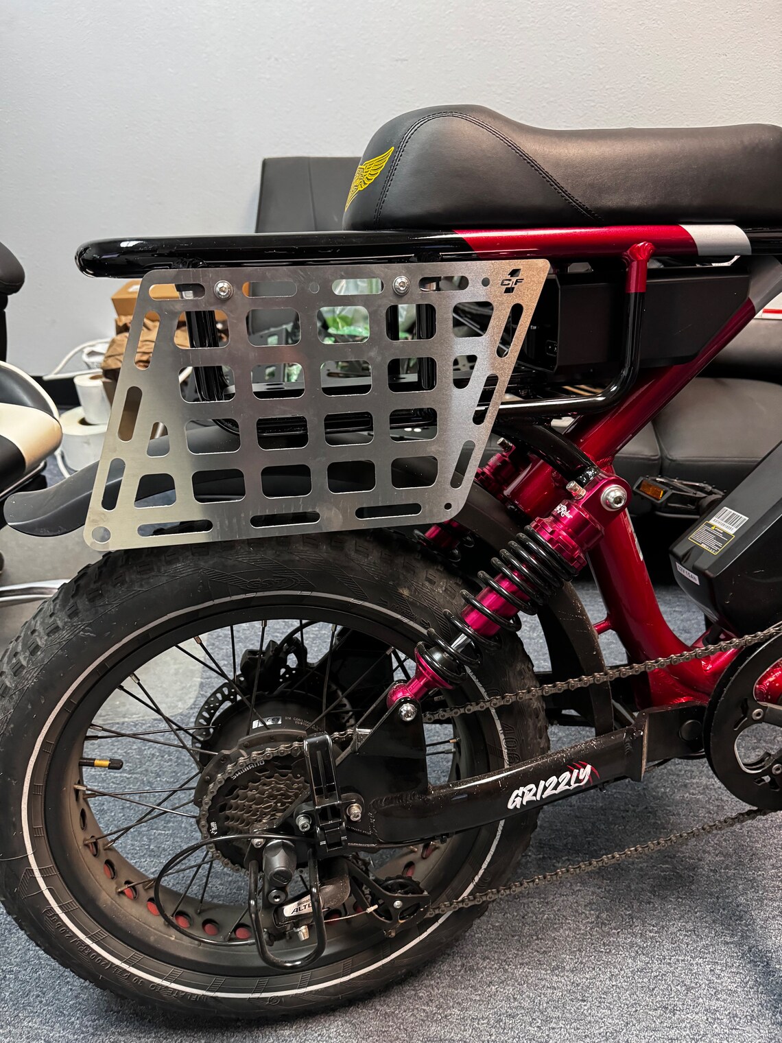 Ariel Rider Grizzly Electric Bike Rear Side Molle Panels, Molle ...