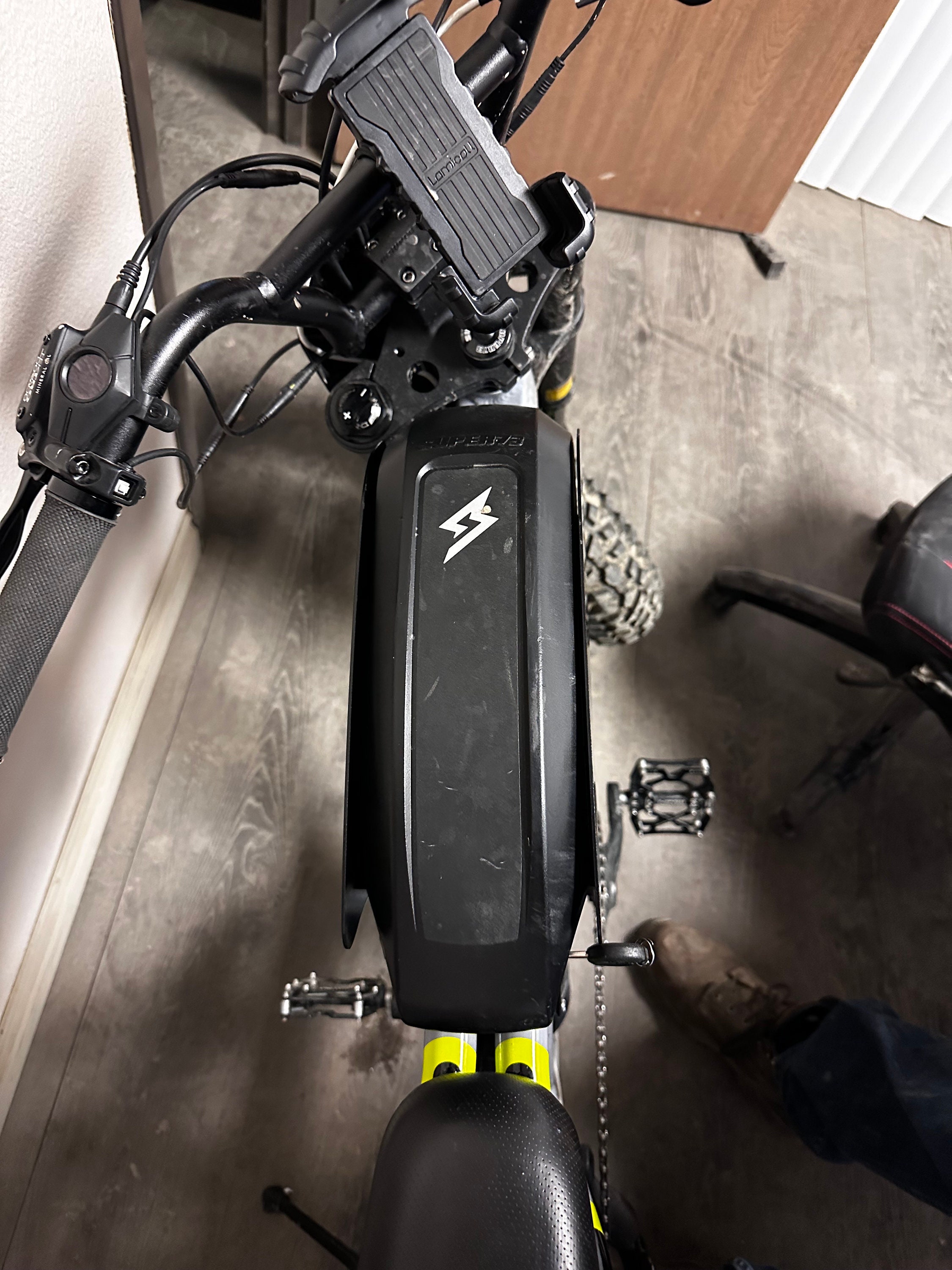 Custom Super 73 Electric Bike Aluminum Battery Guard, Battery Safety ...