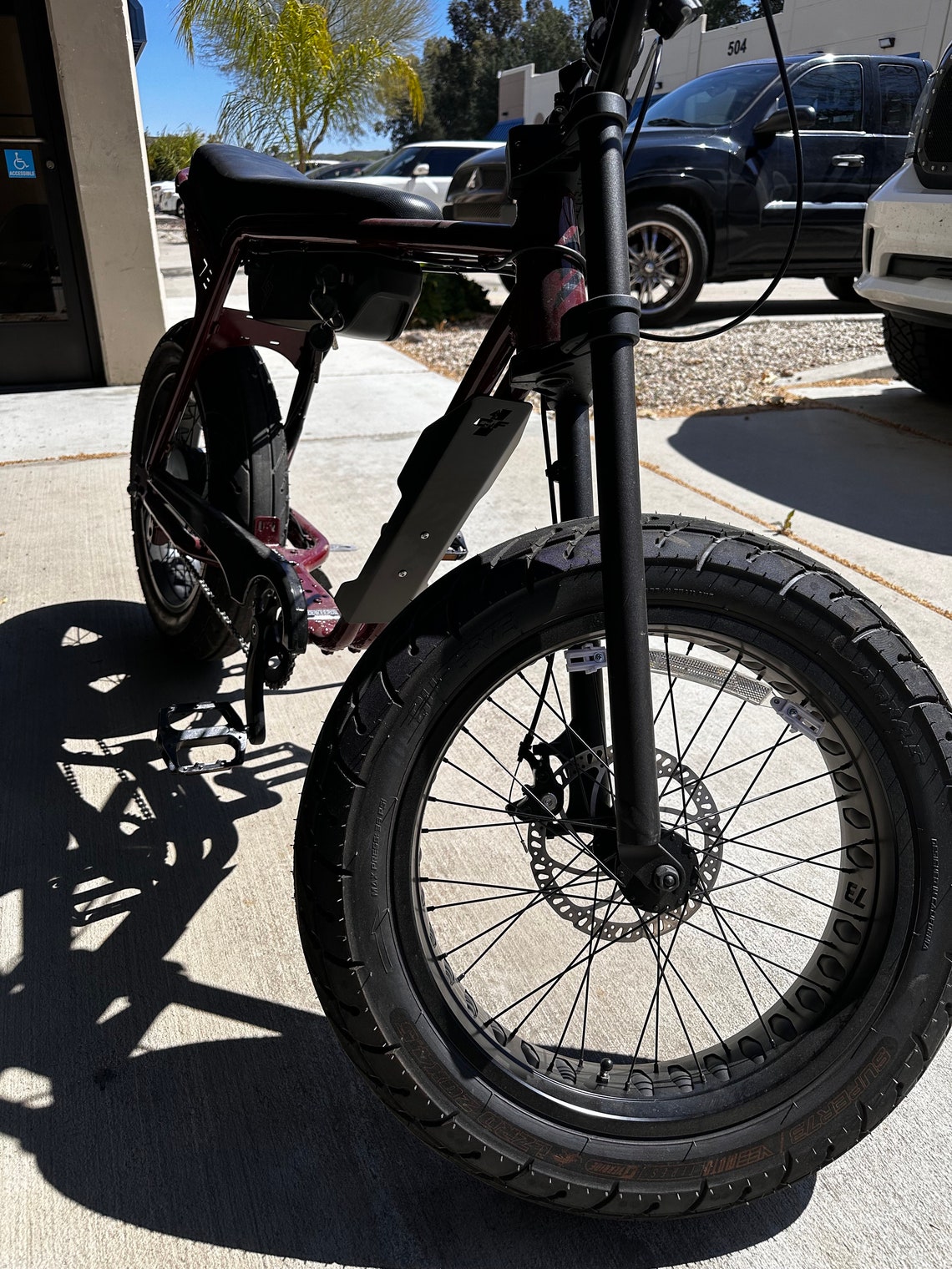 Super 73 Electric Bike Splash Guard With Side Bends for Protection, E ...