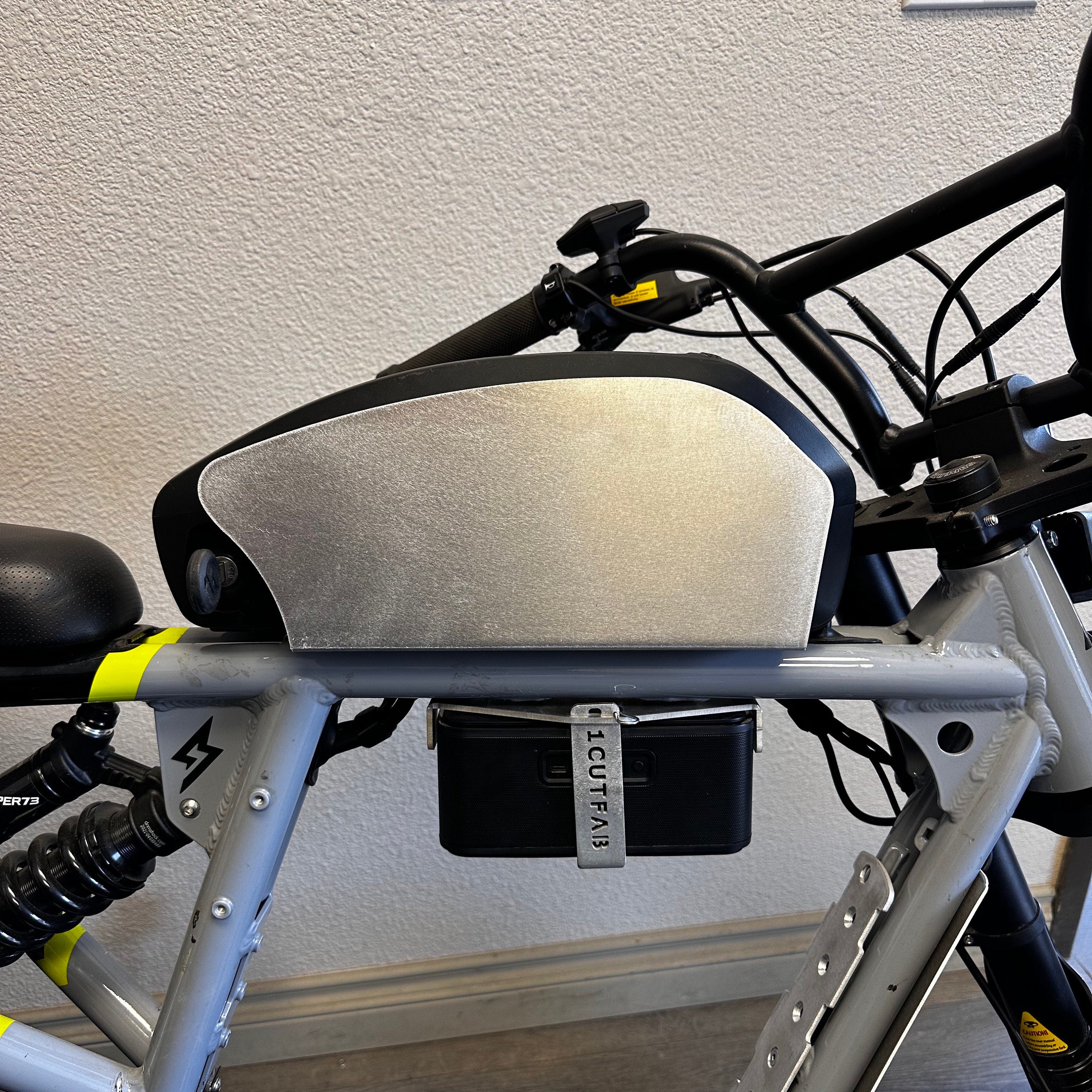 Custom Super 73 Electric Bike Aluminum Battery Guard, Battery Safety ...