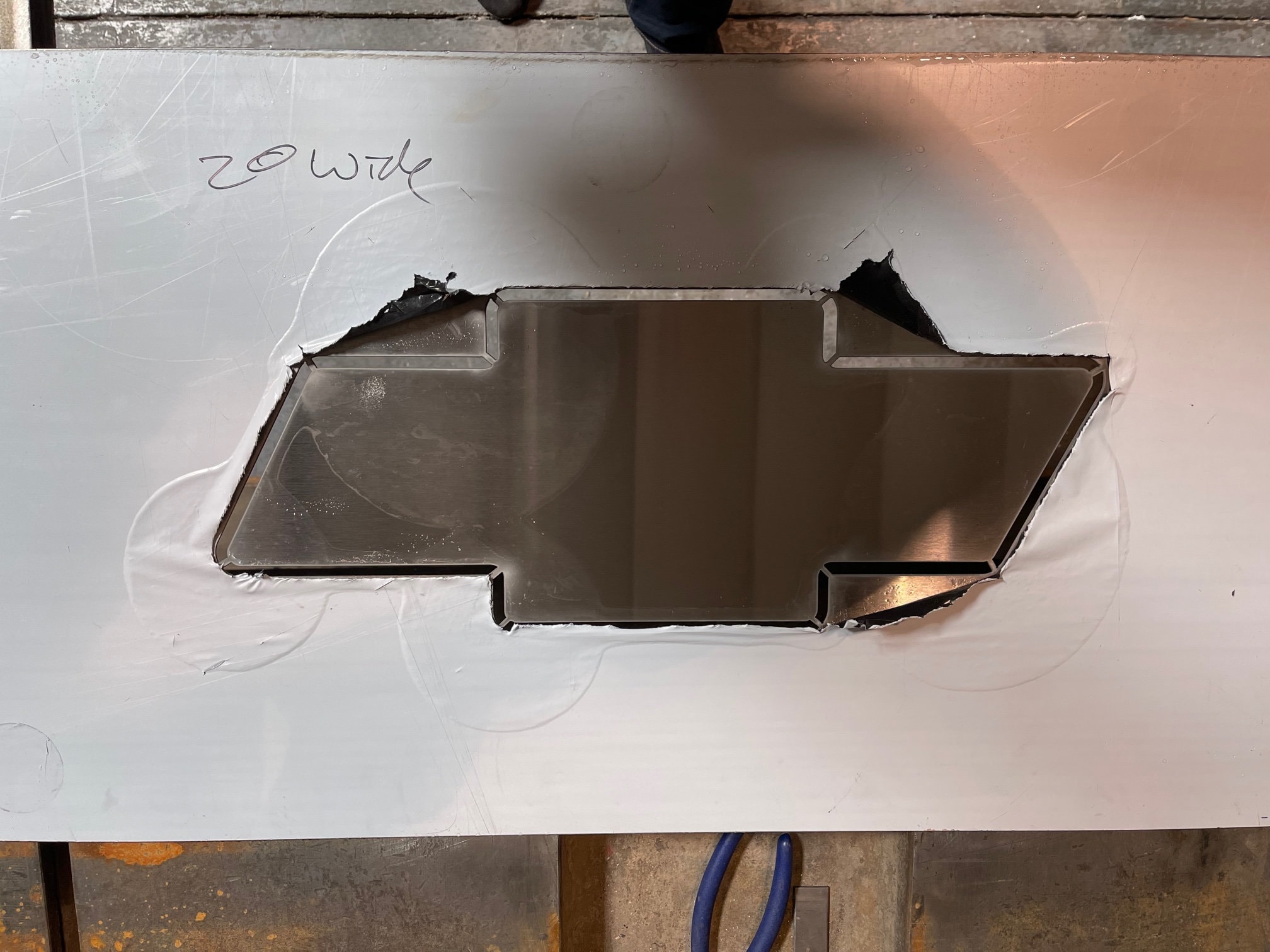 Custom Water Jet Cut Signs, Personalized Metal Nameplates, Laser Cut or ...