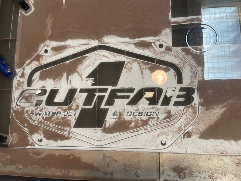 Custom Water Jet Cut Signs, Personalized Metal Nameplates, Laser Cut or ...