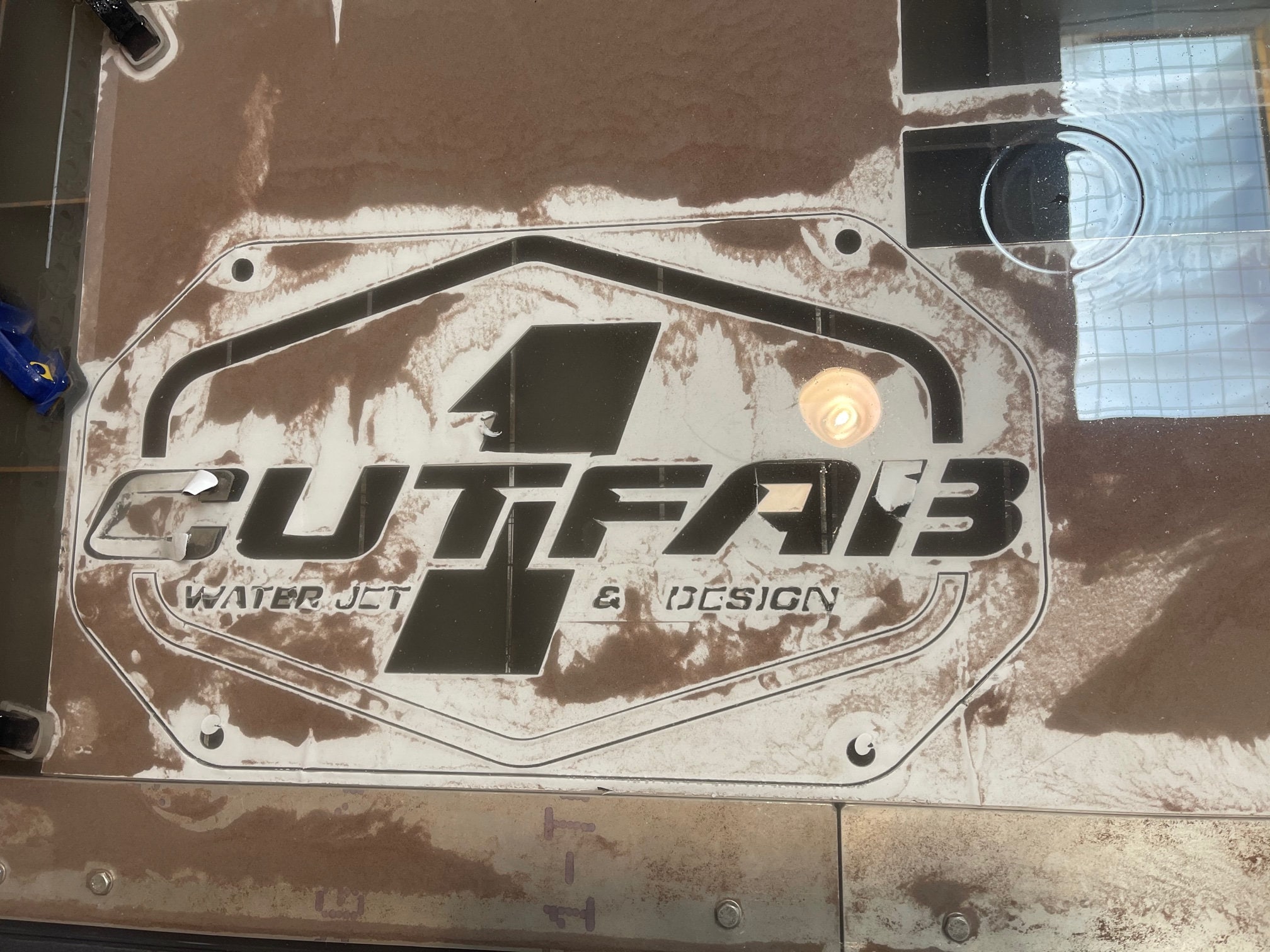 Custom Water Jet Cut Signs, Personalized Metal Nameplates, Laser Cut or ...