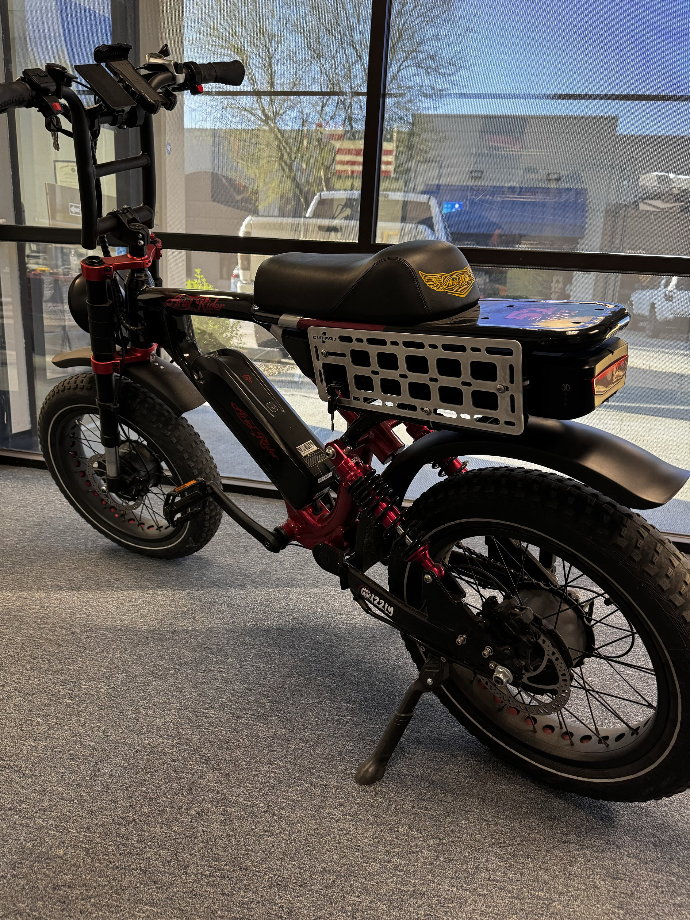 Ariel Rider Grizzly Electric Bike Rear Molle Half Panels, Molle ...