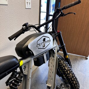 Custom Super 73 Electric Bike Aluminum Battery Guard, Battery Safety ...