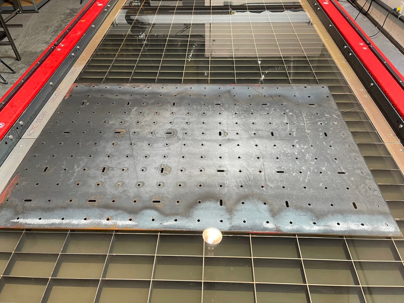 Steel Welding Table Top, Thick Steel Tabletop, Fixture Top Plate ...