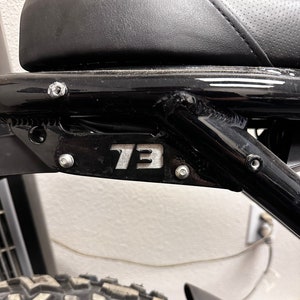 Rear 73 Number Back Plate for Super 73 R RX Electric Bike, Electric ...