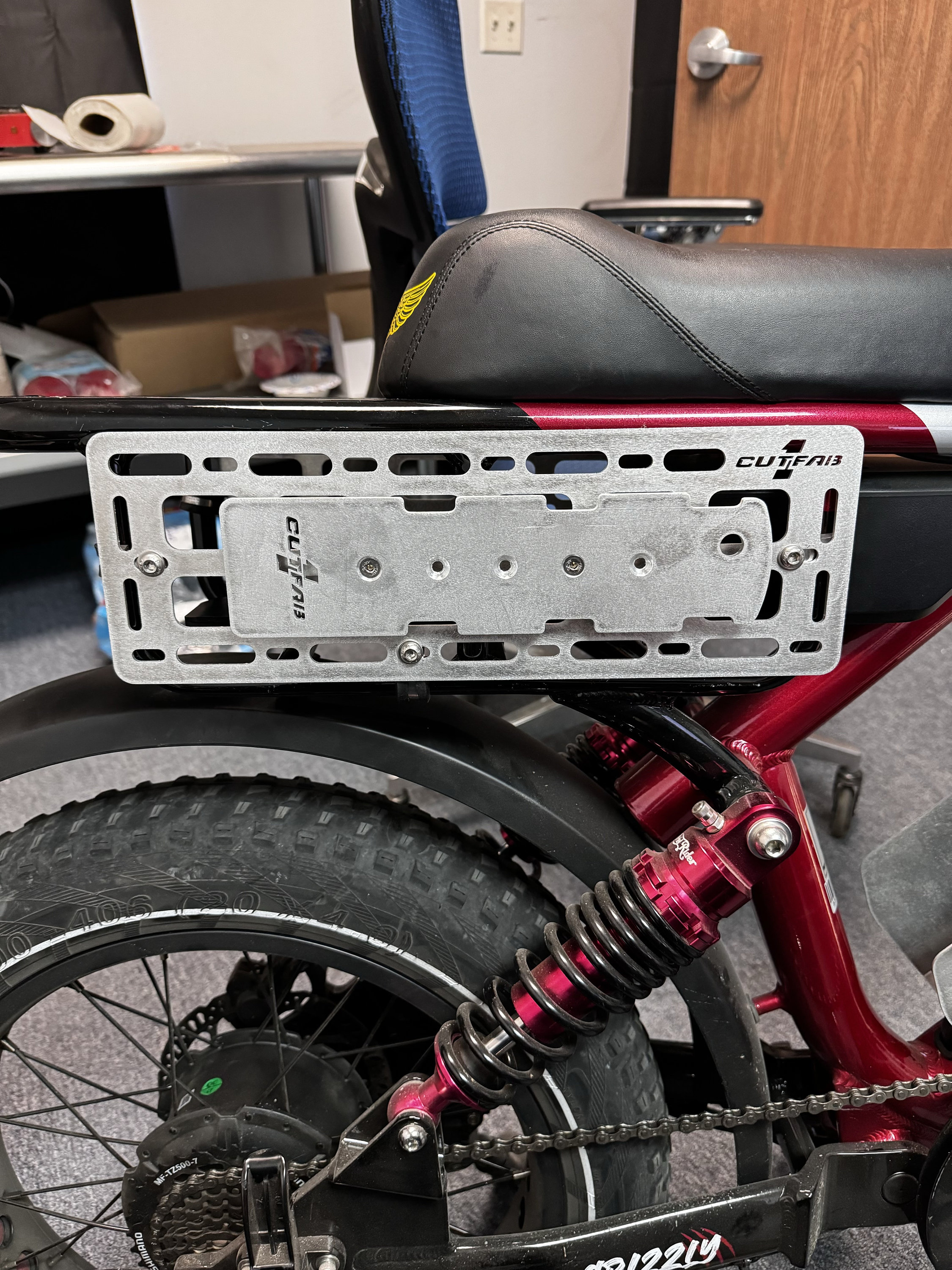 Spare Battery Mount for Ariel Rider Grizzly Electric Bike, Carrier, E ...