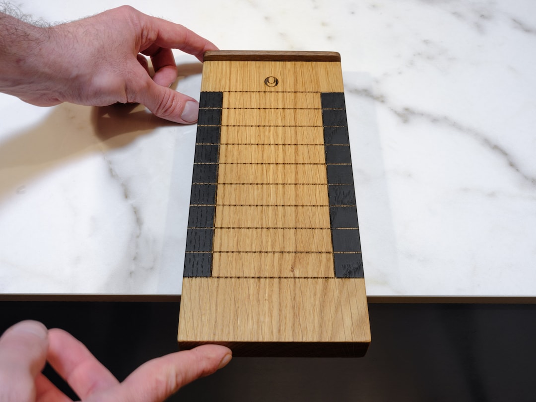 Mini Shove Ha'penny! Solid Oak Board and Custom Oakes & Oakes Discs ...