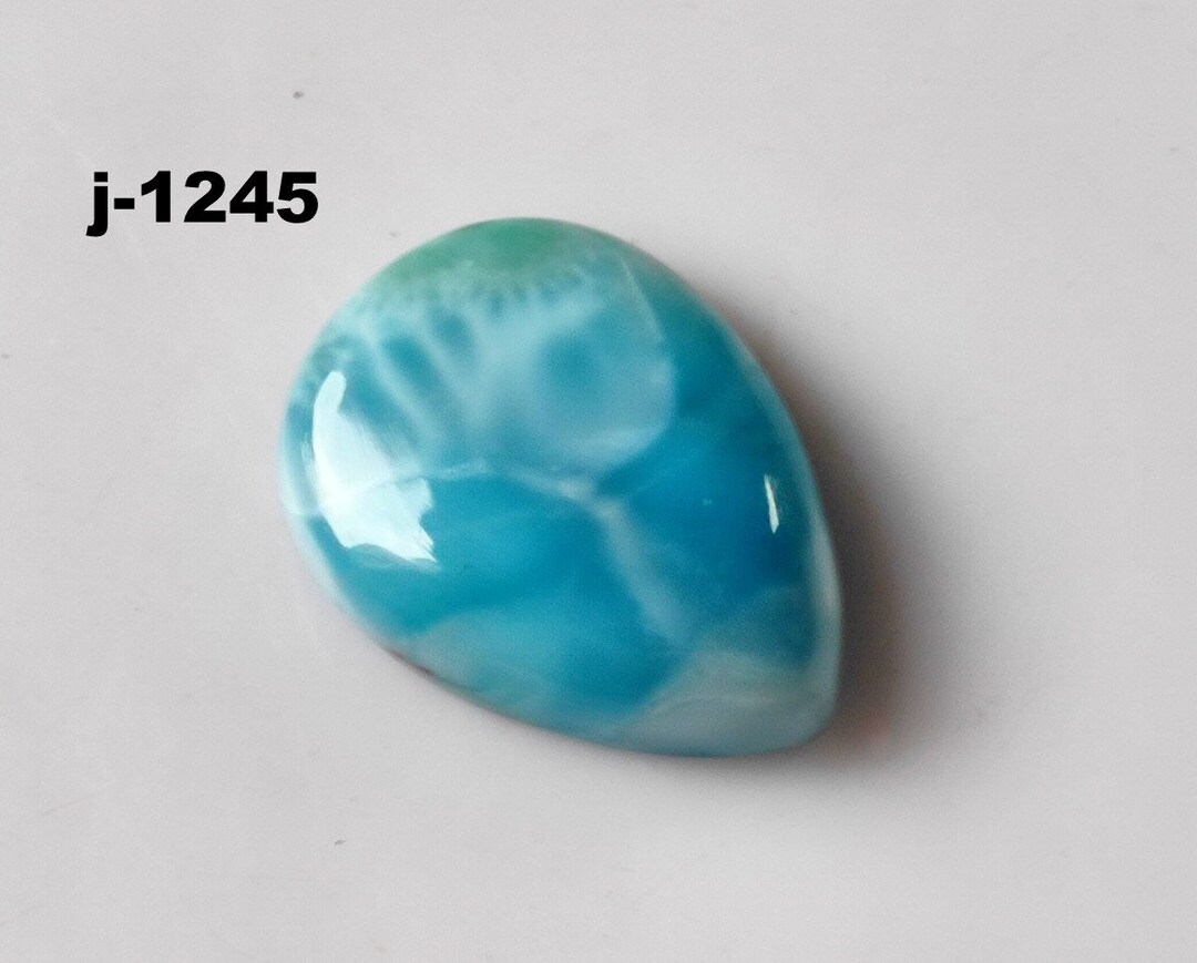 Natural Larimar Gemstone Pentolite Stone Larimar Sky Larimar Cabochon ...