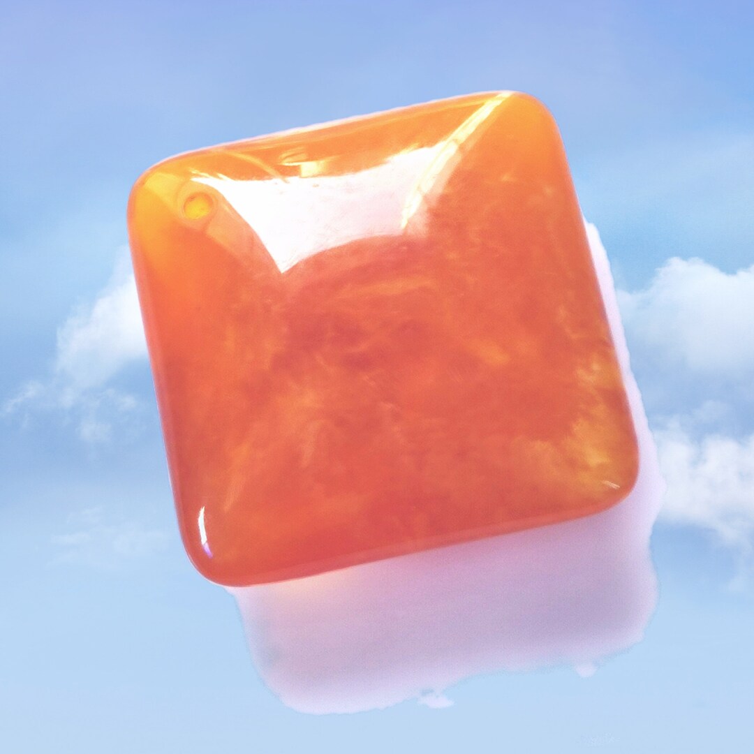 Amber Fossil Polished All Natural Fossilized Tree Sap Gemstone ...
