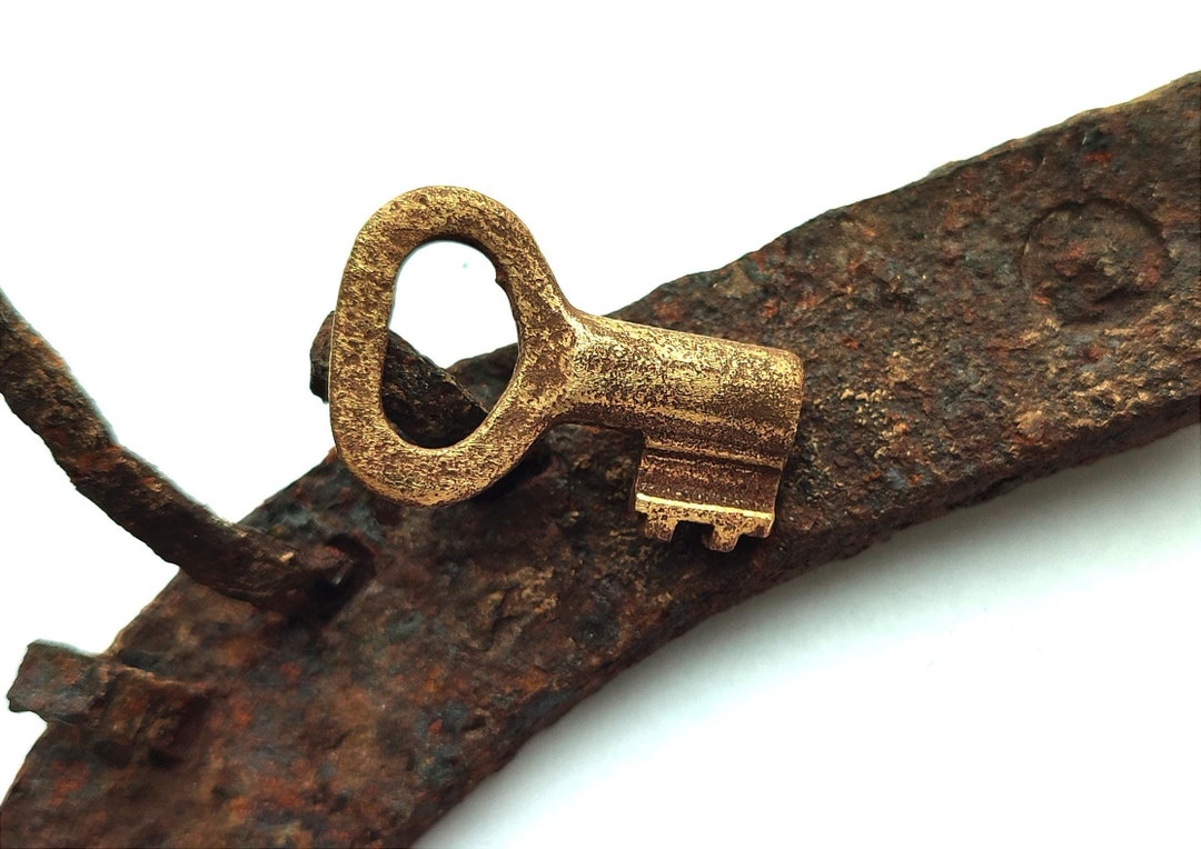 Ancient Small Tiny Key | Original Antique Pendant | Authentic Copper ...