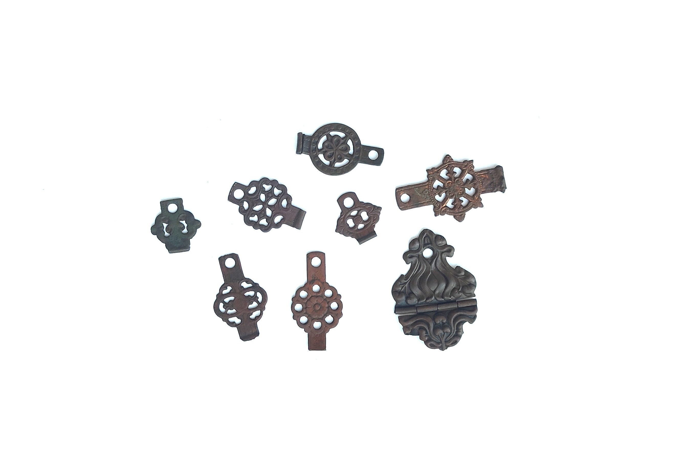 Ancient Book Bindings Antique Books Clasps Set of 8 Many Original ...