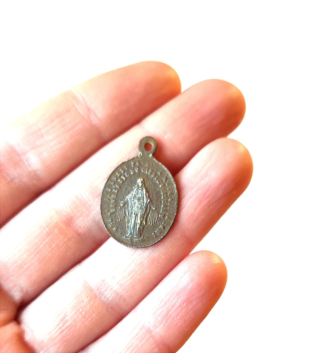 Ancient Catholic Medallion | Antique Pendant Mascot Talisman | Ancient ...