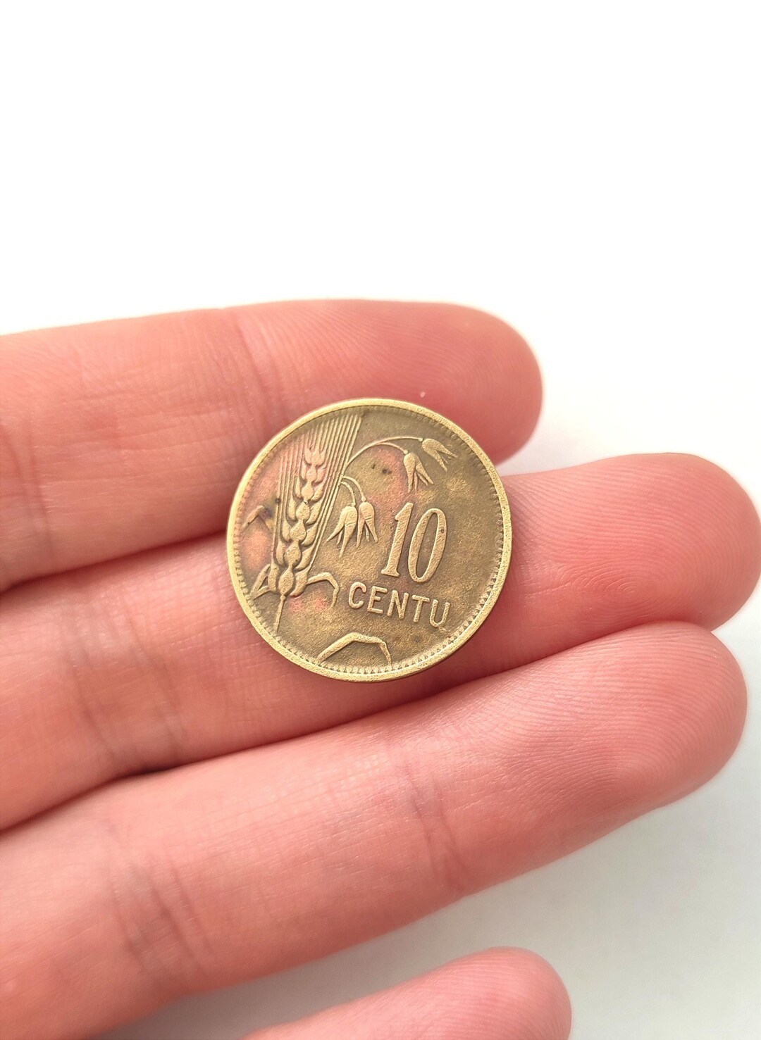 1925 Lithuania 10 Centu Coin: Antique Numismatic Collection - Etsy
