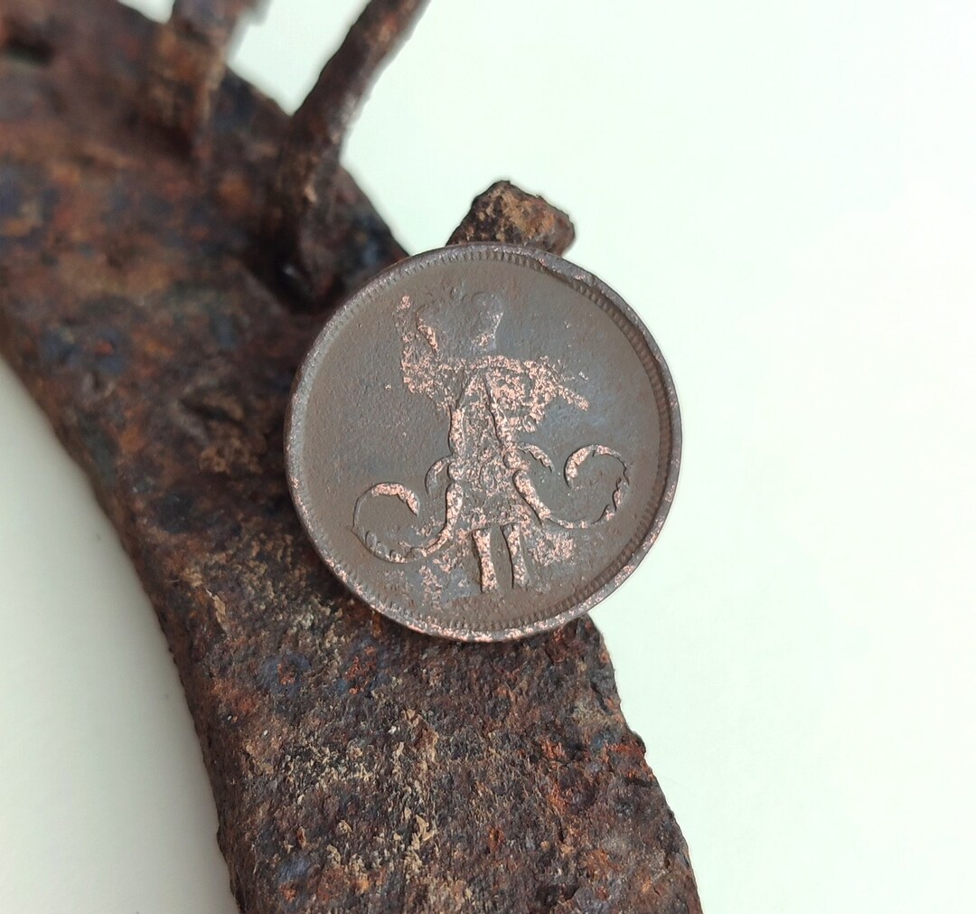 Ancient Russian Empire Coin | Russia 1 Kopek 1860 | Emperor Alexander ...
