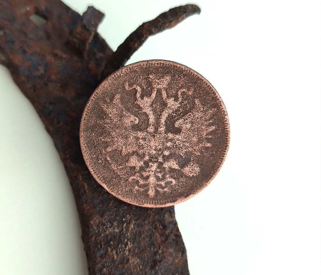 Ancient Russian Empire Coin 5 Kopeks 1861 Russia Ruble Emperor ...