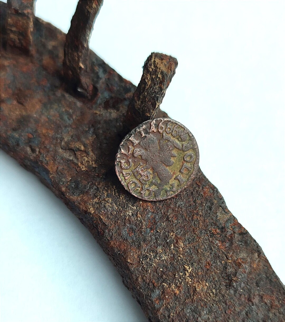 1666 Medieval Lithuanian 1 Shilling | Ancient Coin Solid | John II ...