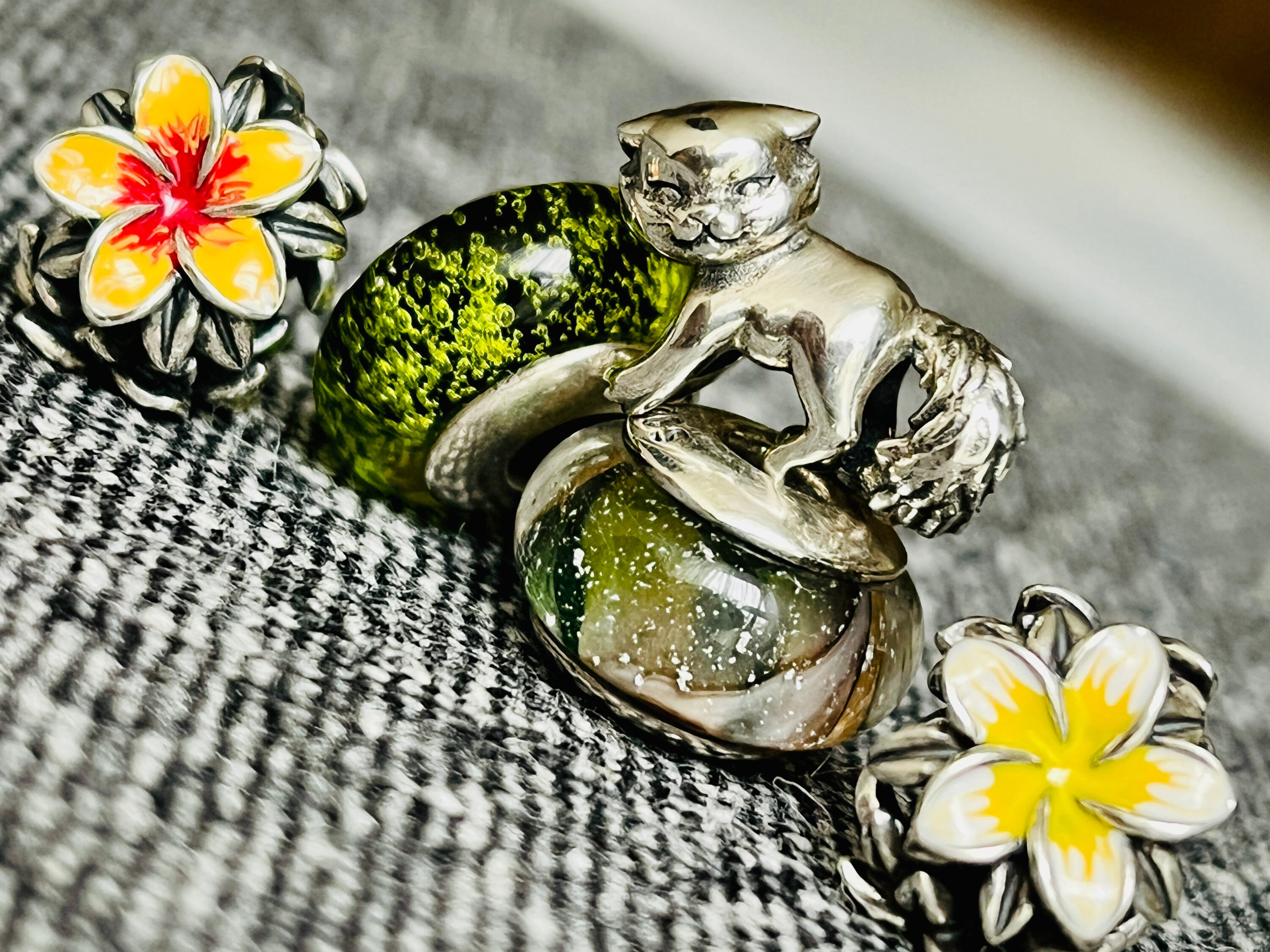 Furry the Cat Charm Fits Pandora Bracelet Aurora Charm - Etsy