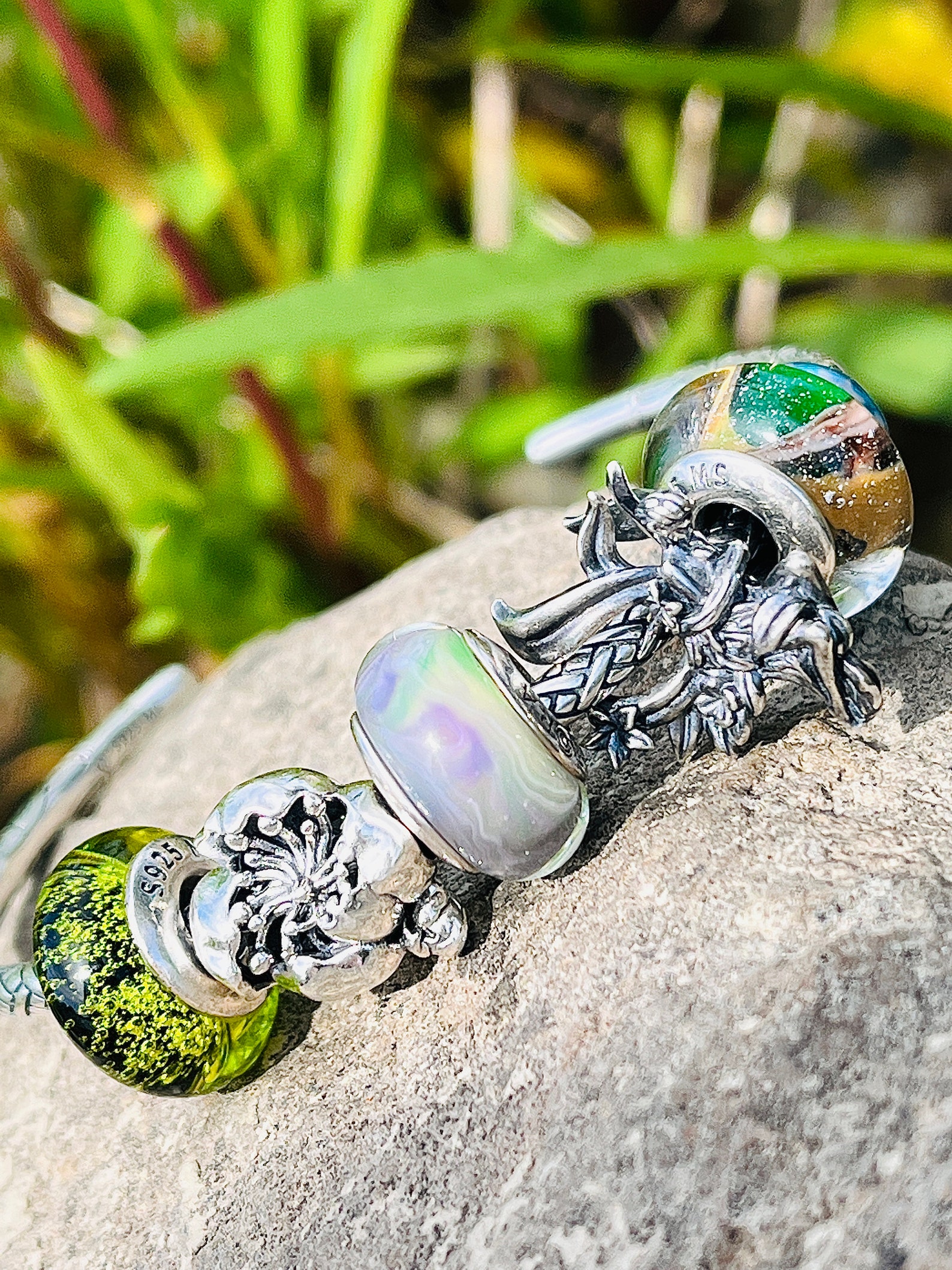 Secret Pond Lily Charm Fits Pandora Bracelet Aurora Charm - Etsy