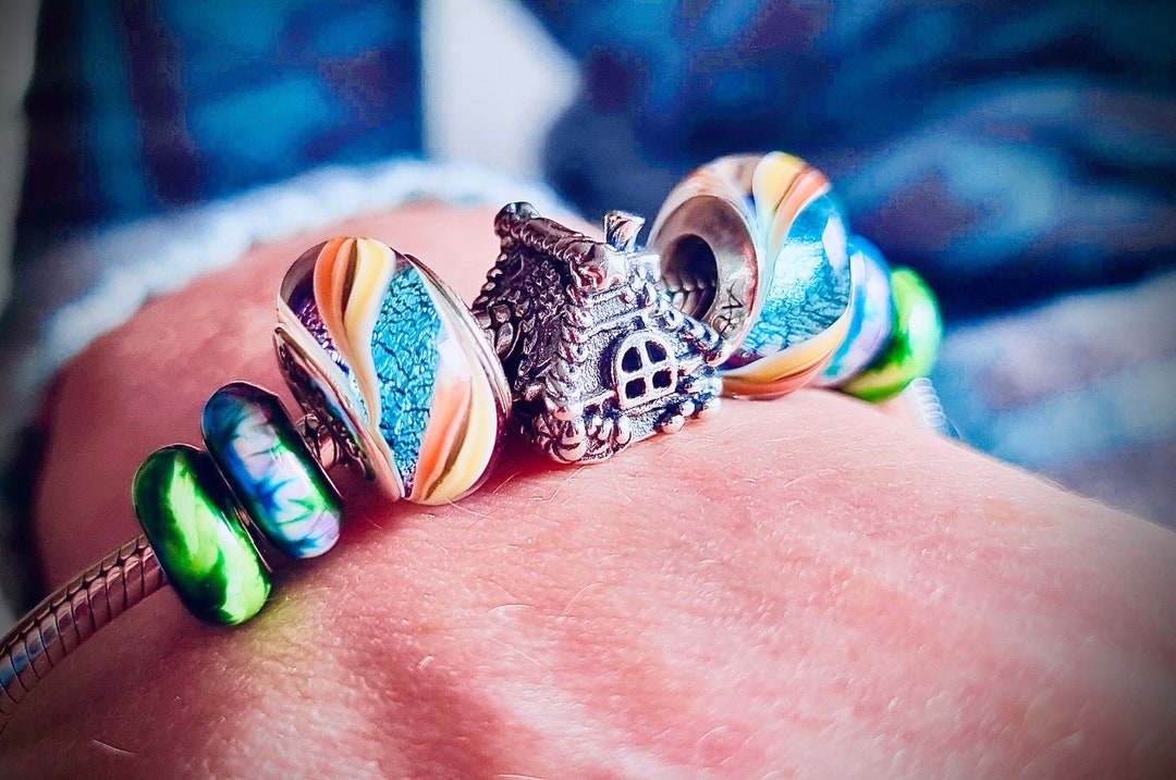 The Ginger Bread House Charm for Bracelet, Fits Pandora Bracelet, 925 ...