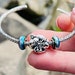 Secret Pond Lily Charm, Fits Pandora Bracelet, Aurora Charm, 925 ...