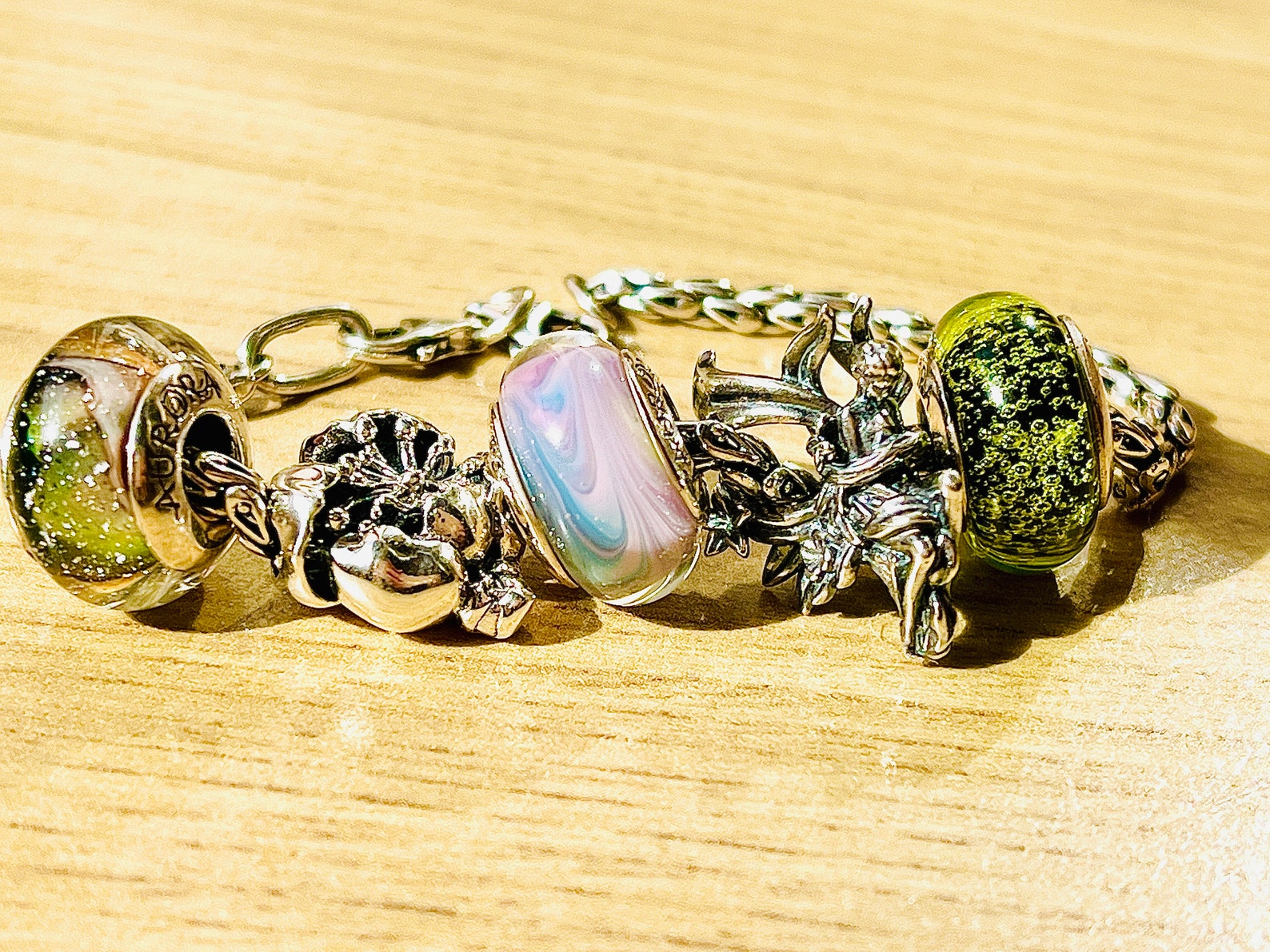 Secret Pond Lily Charm Fits Pandora Bracelet Aurora Charm - Etsy