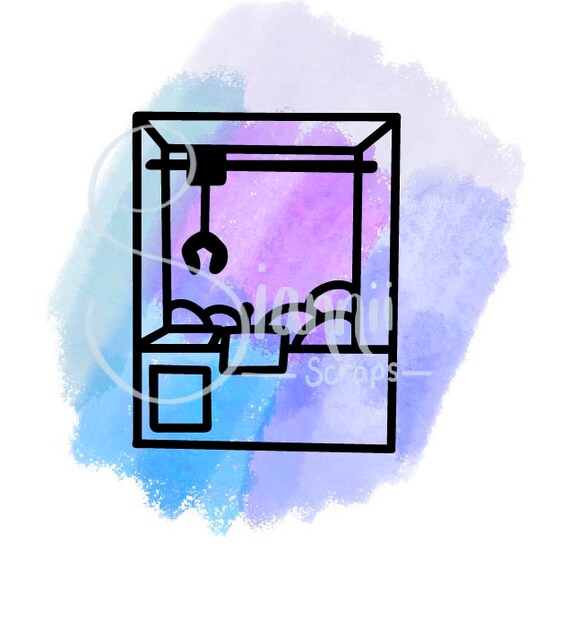 Grabber/claw Machine Digital Cut File SVG PNG JPG Hand Drawn - Etsy