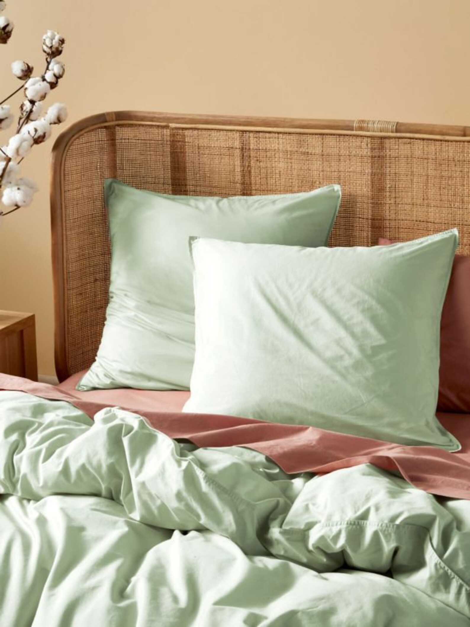 Mint Green Duvet Cover / Mint Green Cotton Duvet Cover / Green - Etsy