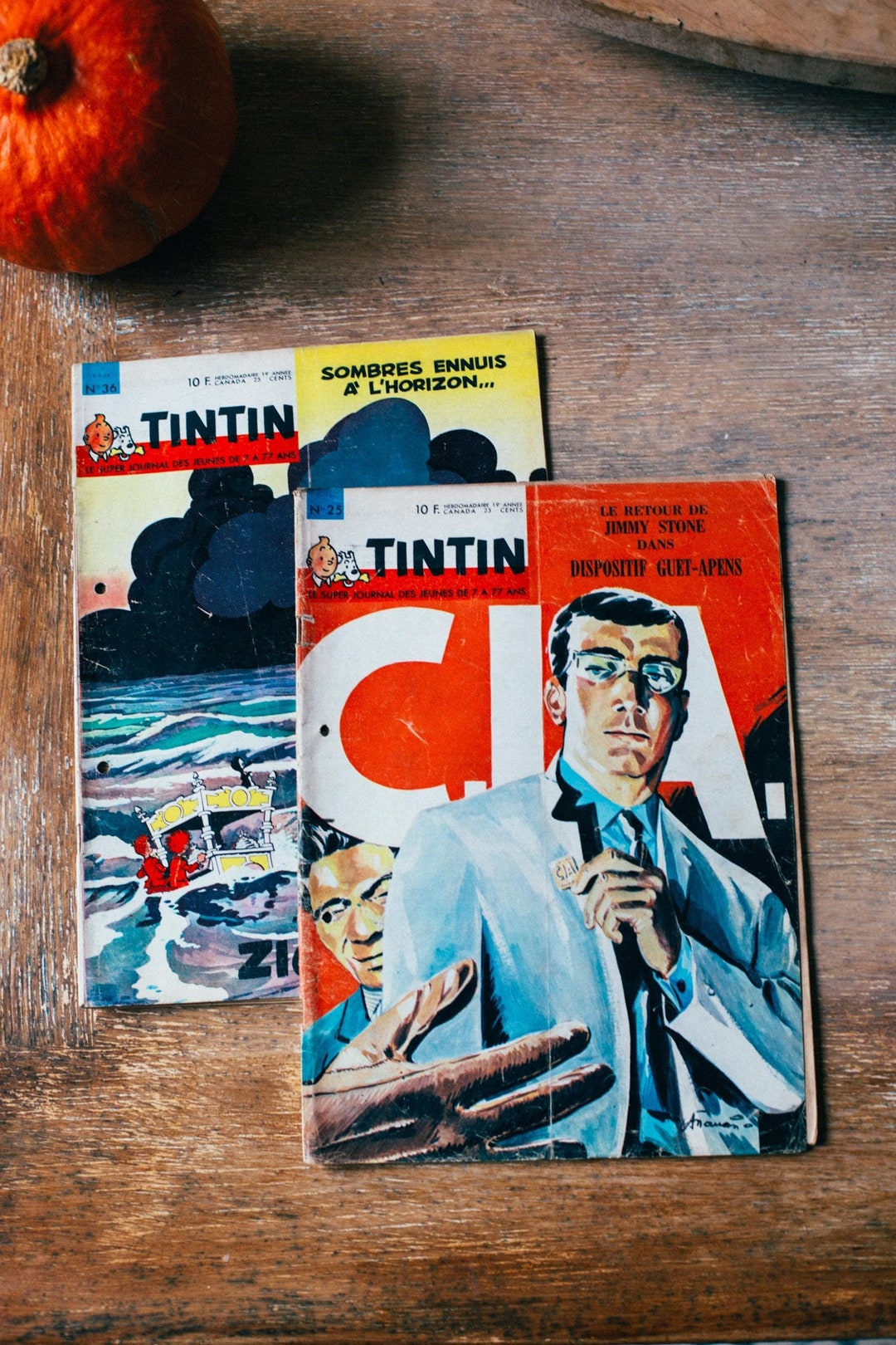 Vintage Tintin Canadian Magazines | 1960s Collectible Comic Sets - Etsy