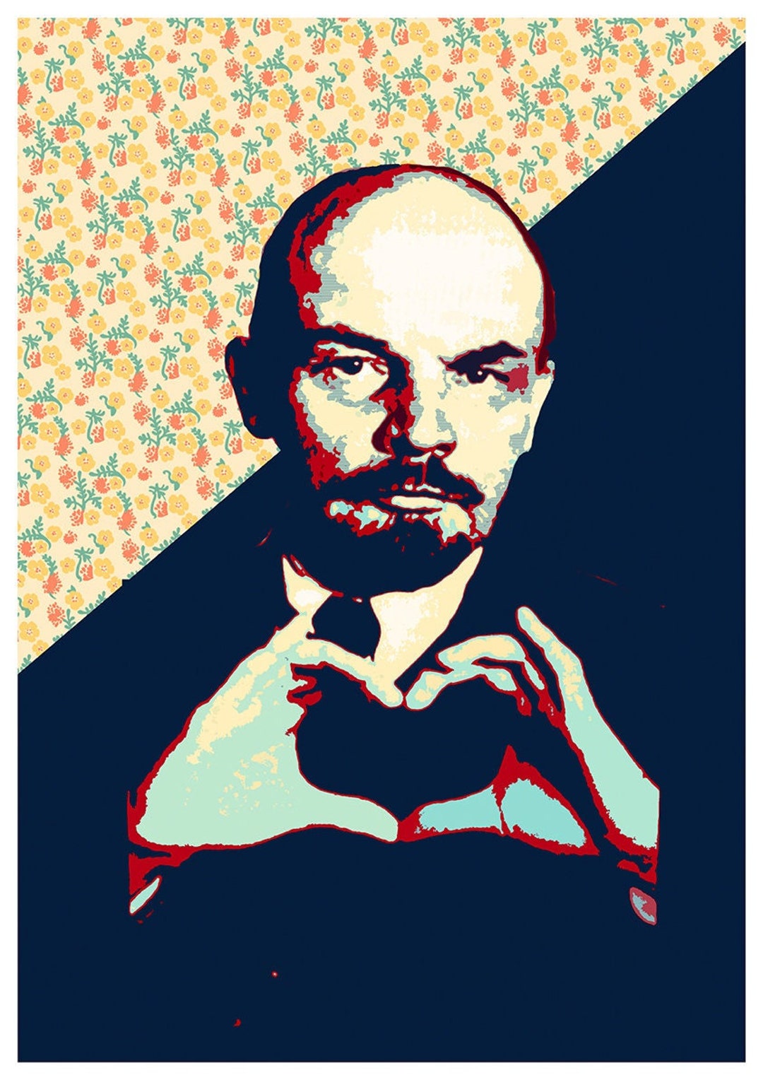 Digital Printable Poster Cute Lenin - Etsy