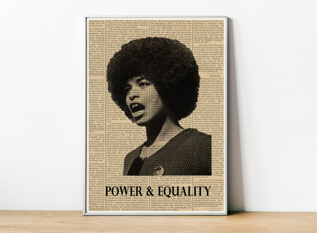 Angela Davis Digital Poster. Feminist Quote Printable Wall Art. - Etsy