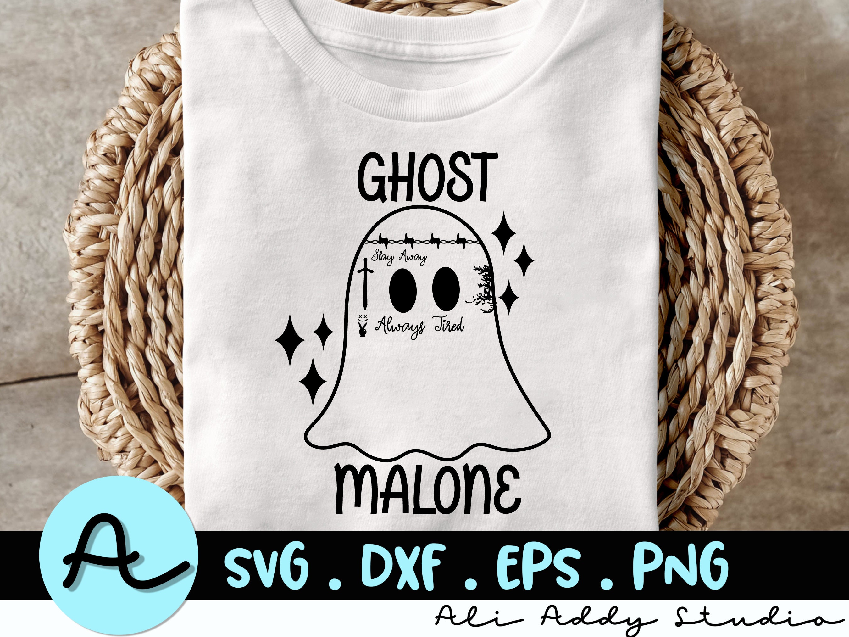 Ghost Malone SVG, Funny Ghost Instant Download, Sublimation Graphics ...
