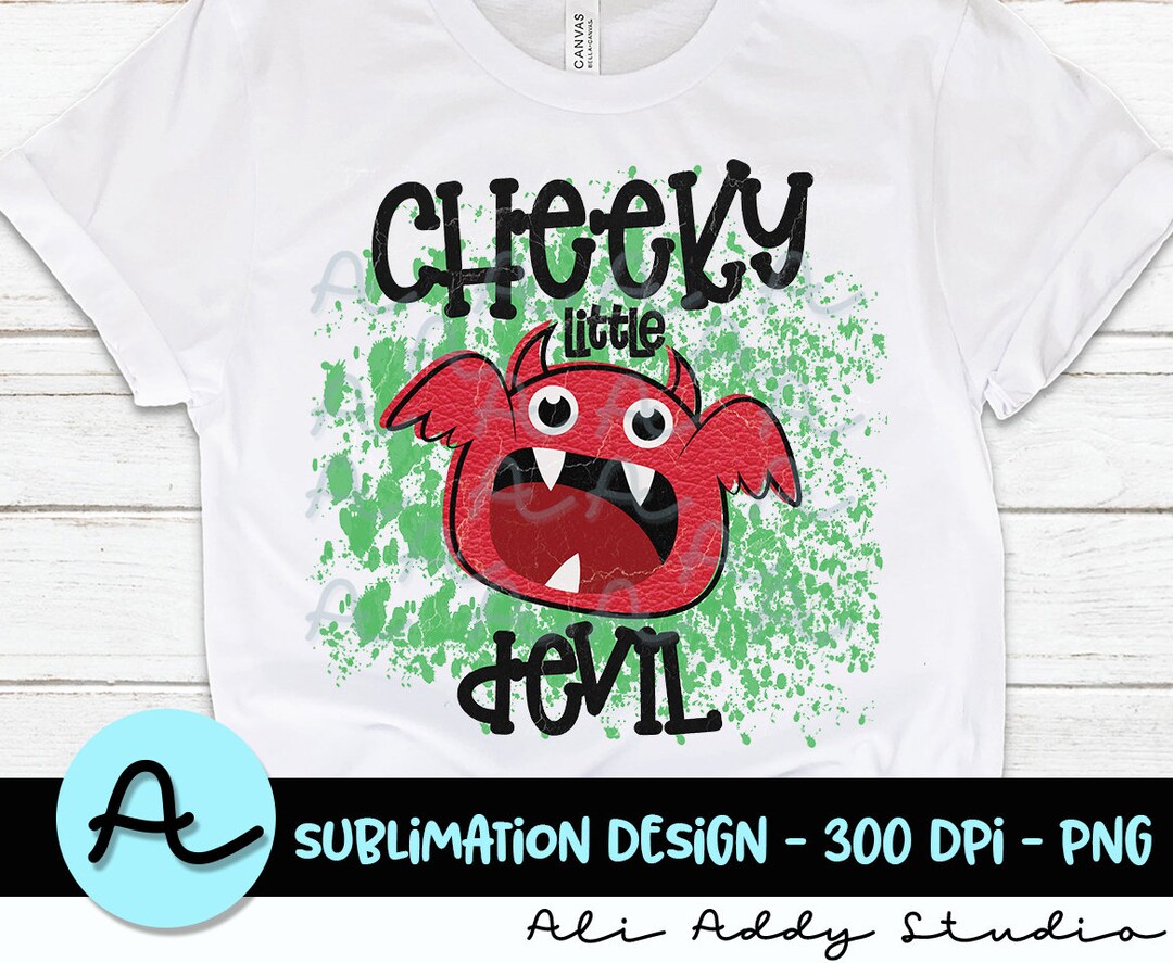 Cheeky Little Devil Sublimation Design, PNG Digital Download - Etsy
