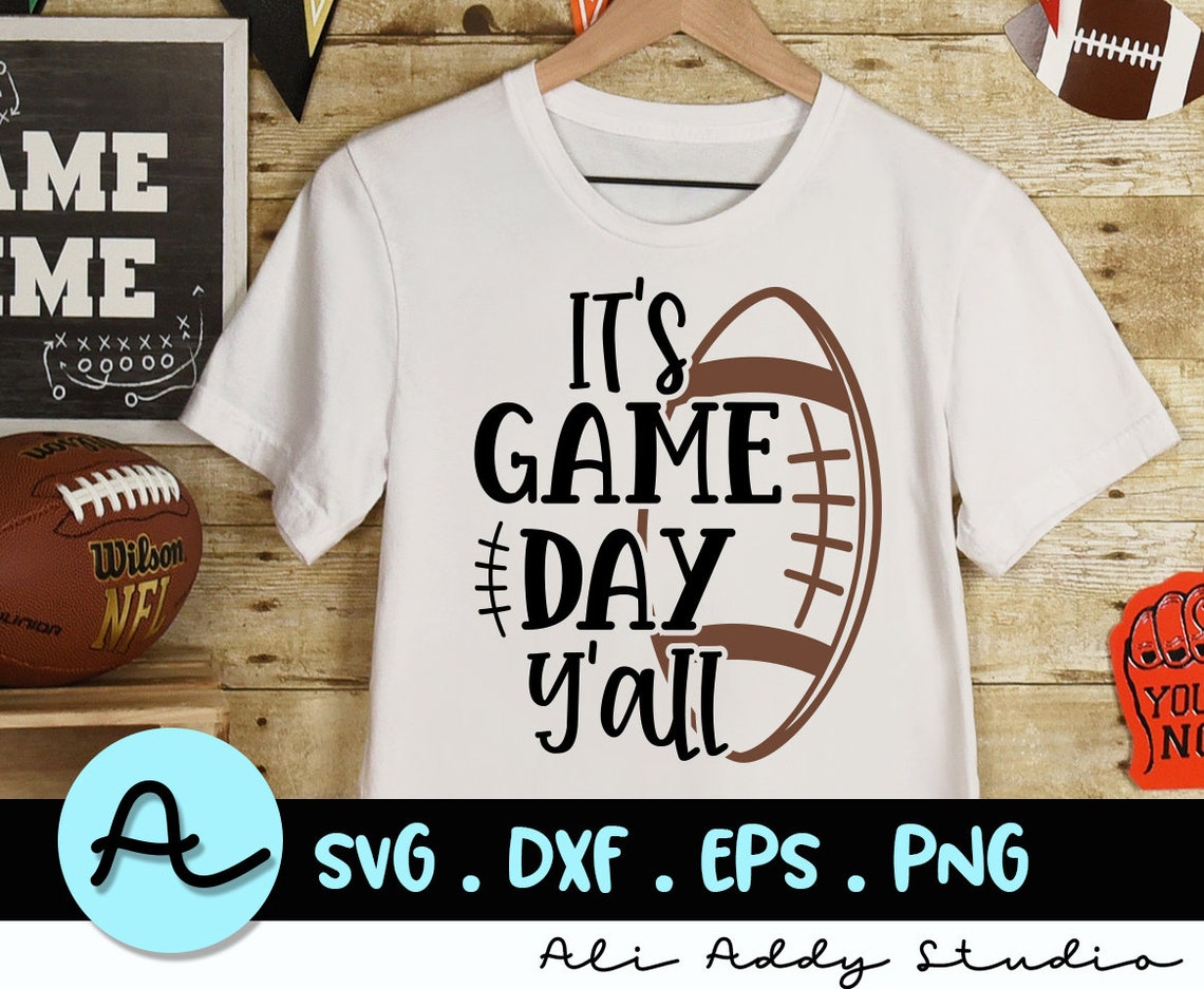 It's Game Day Y'all SVG, Football Cutting Files, Autumn, Football ...