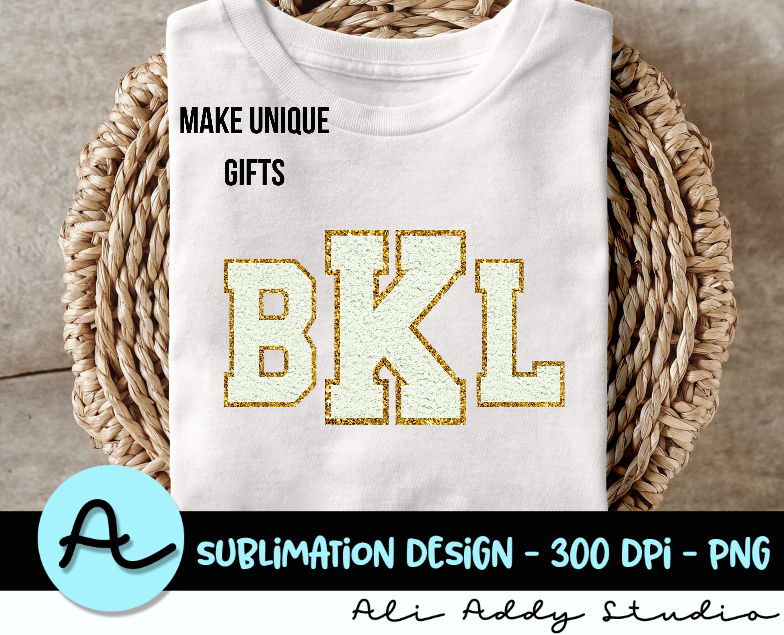 Faux Chenille Letters PNG Varsity Digital Patches - Etsy