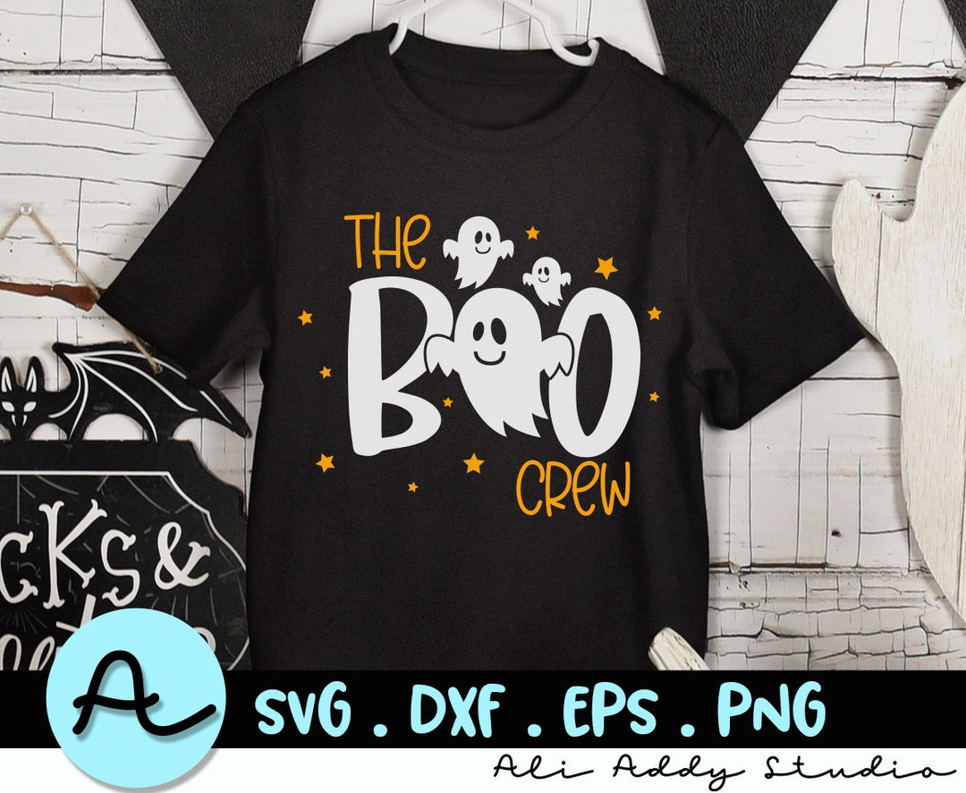 The Boo Crew SVG, Halloween Cutting Files, Halloween, Spooky, Kids Svg ...