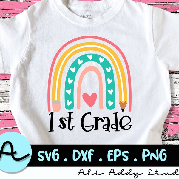 1st Grade Svg - Etsy