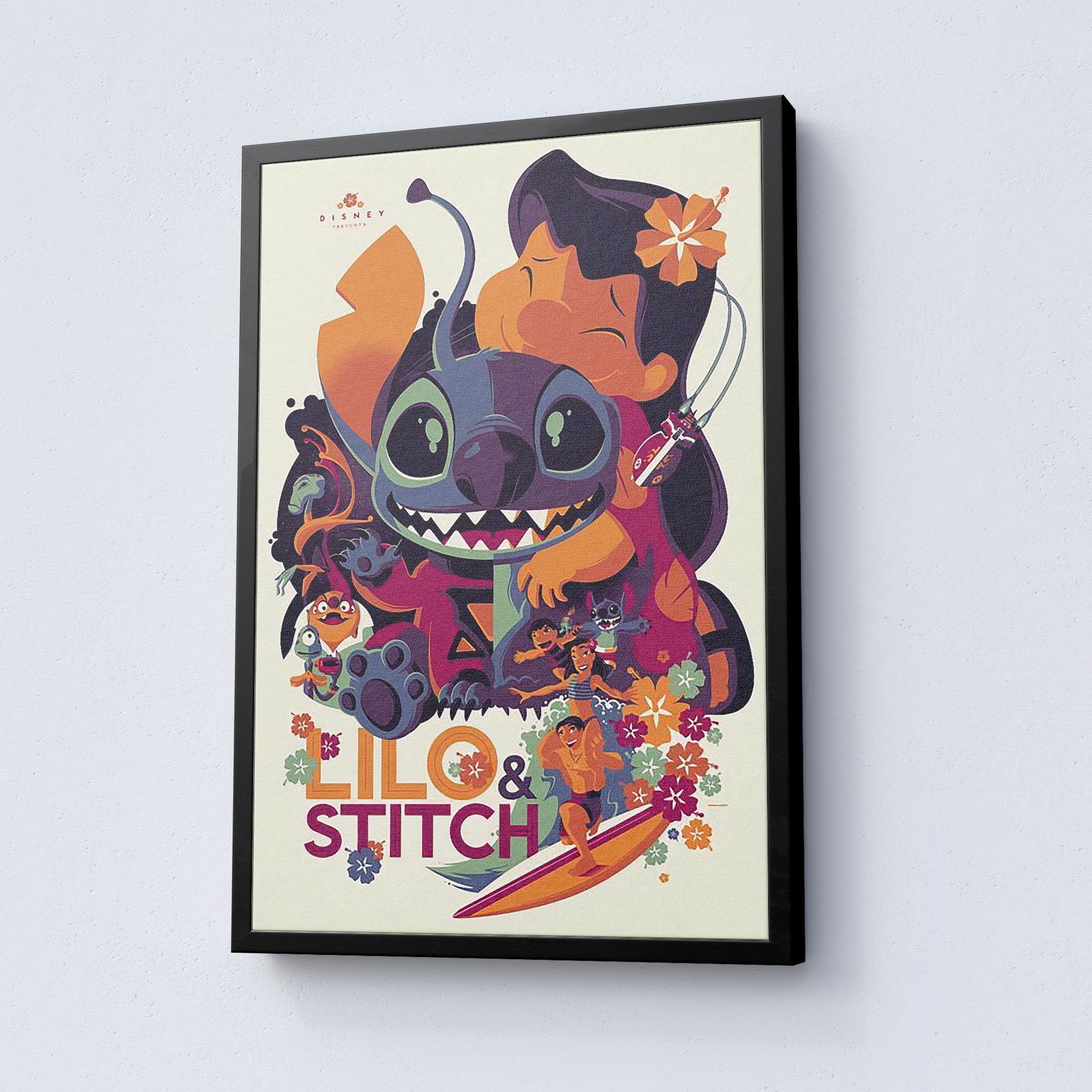 Cartel de Disney Lilo y Stitch Movie Impresión de películas | Etsy