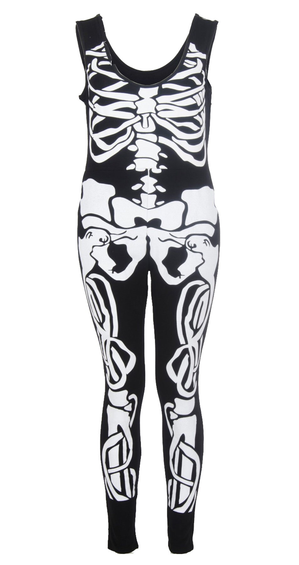 Ladies Plus Halloween Skeleton Bodycon Dress Bones Bodysuit | Etsy UK