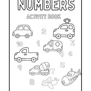 Preschool Number and Counting Activity Book - Etsy