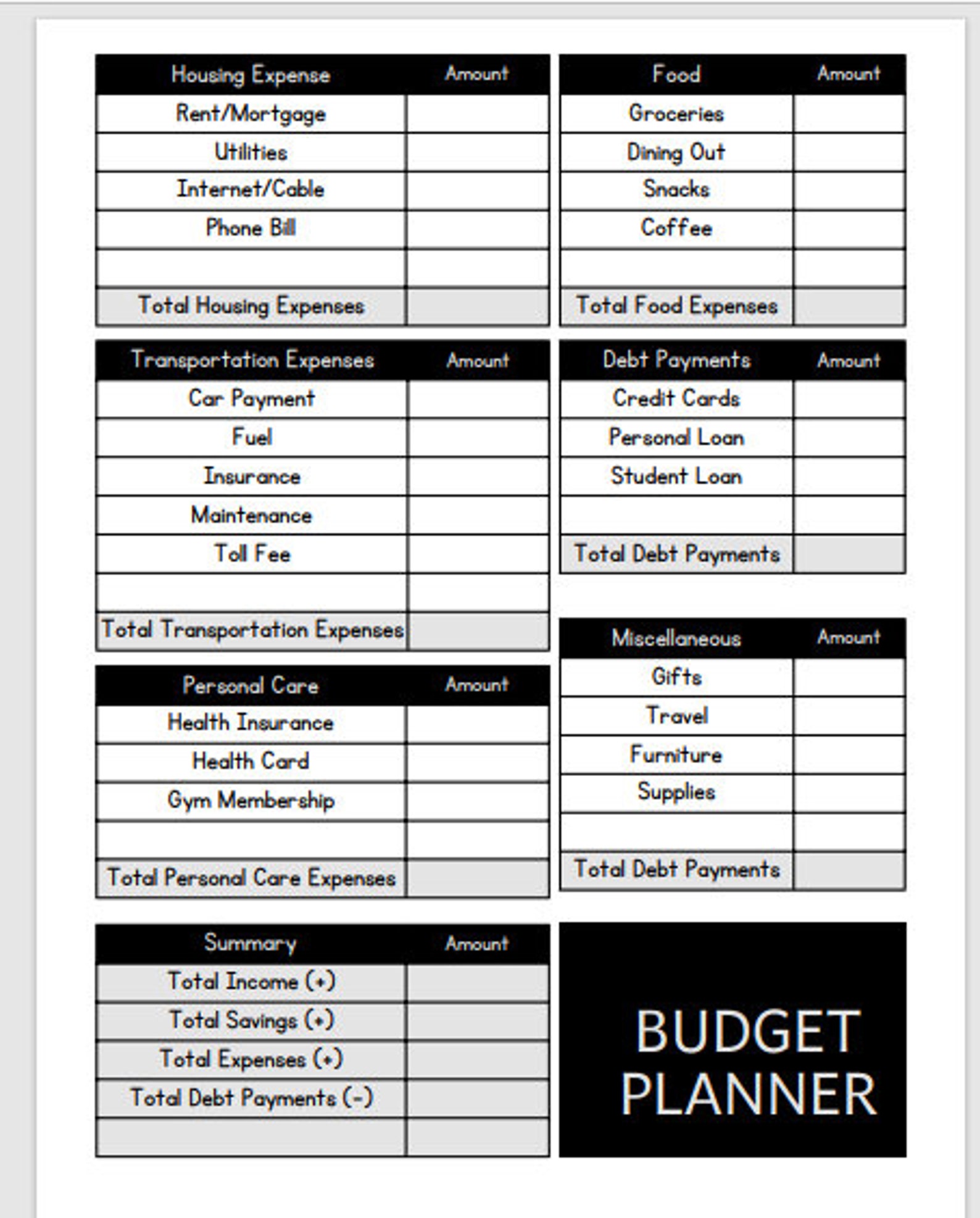 Ultimate Budget Tracker 2025 | Digital Download | Printable Financial ...