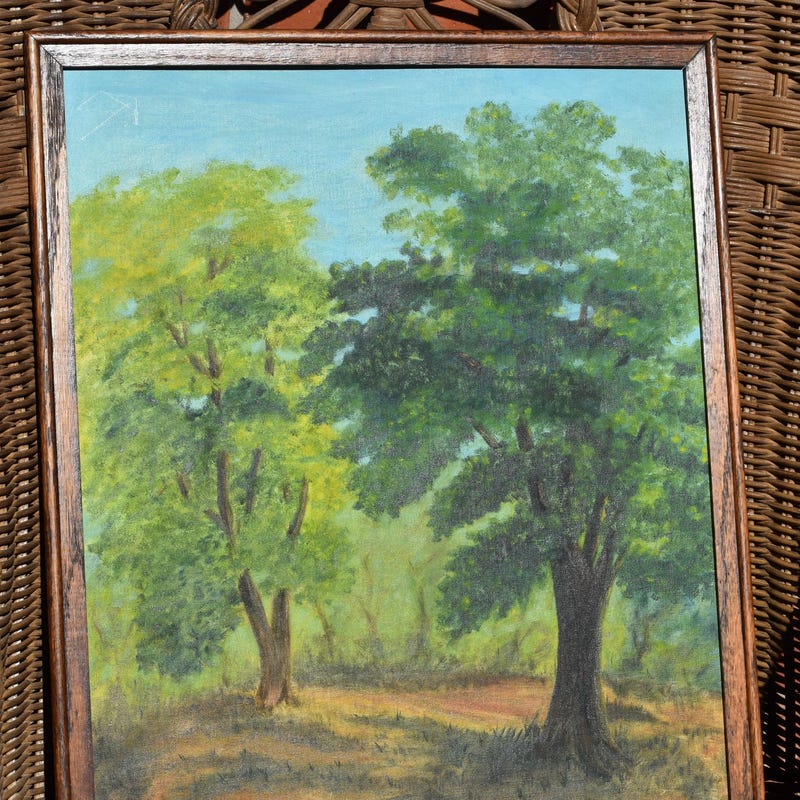 Hand Painted Trees - Etsy