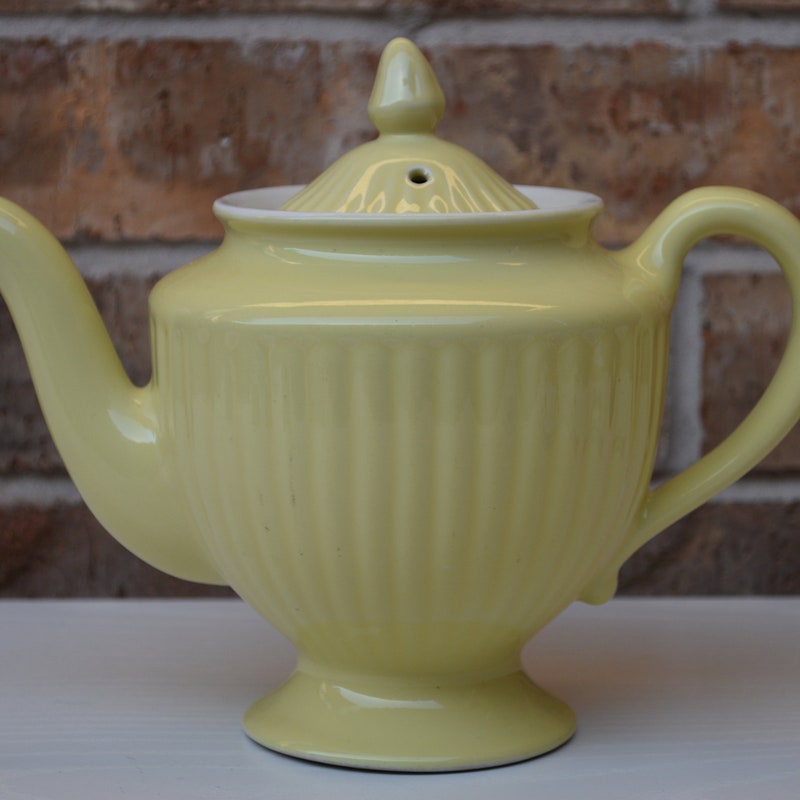 Yellow Teapot - Etsy