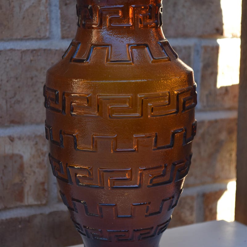 Greek Key Vase - Etsy