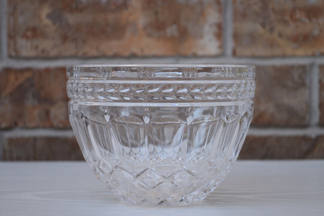Bombay Lead Crystal Bowl Poland - Etsy