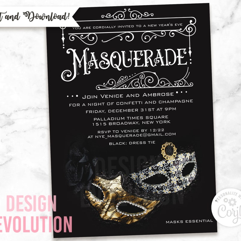 Masquerade Ball - Etsy