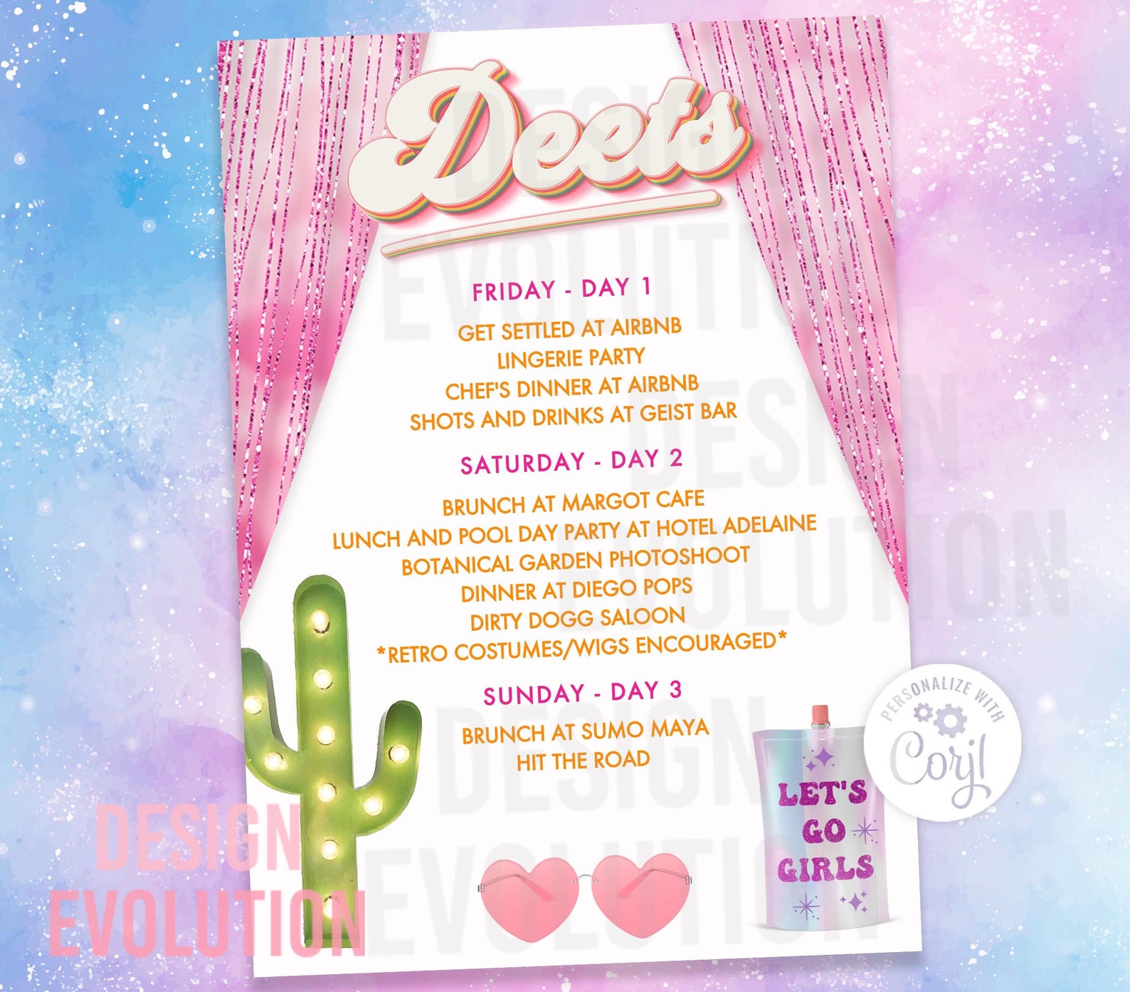 ANY EVENT Retro Groovy Disco Cowgirl 60s 70s Palm Springs | Etsy